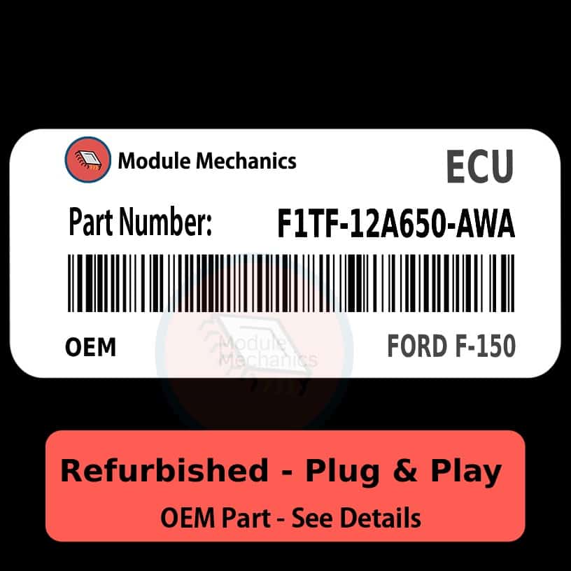 F1TF-12A650-AWA ECU - PLUG & PLAY | Ford F-150 | ECM PCM BCM Engine ...