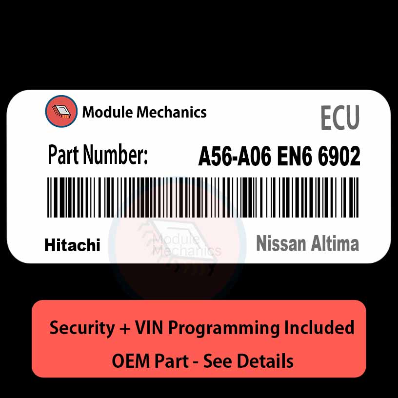 A56-A06 EN6 6902 ECU with PROGRAMMING - VIN & Security | Nissan Altima ...