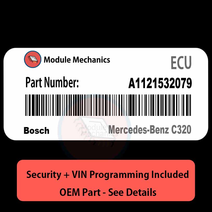 A1121532079 ECU with PROGRAMMING - VIN & Security | Mercedes-Benz C320 ...