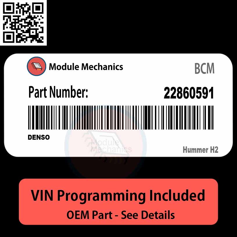 22860591 BCM - PLUG & PLAY | Hummer H2 | BCU BCM Body Control Module ...