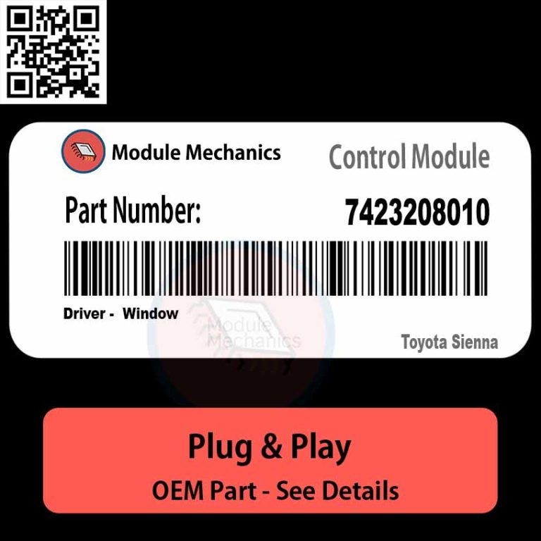 7423208010 Driver, Window Module OEM | Toyota Sienna - Module Mechanics