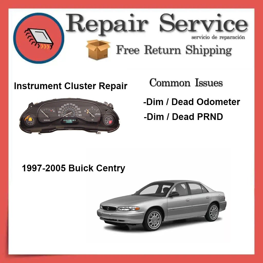 1997-2005 Buick Century Instrument Cluster Repair | Odometer PRND ...