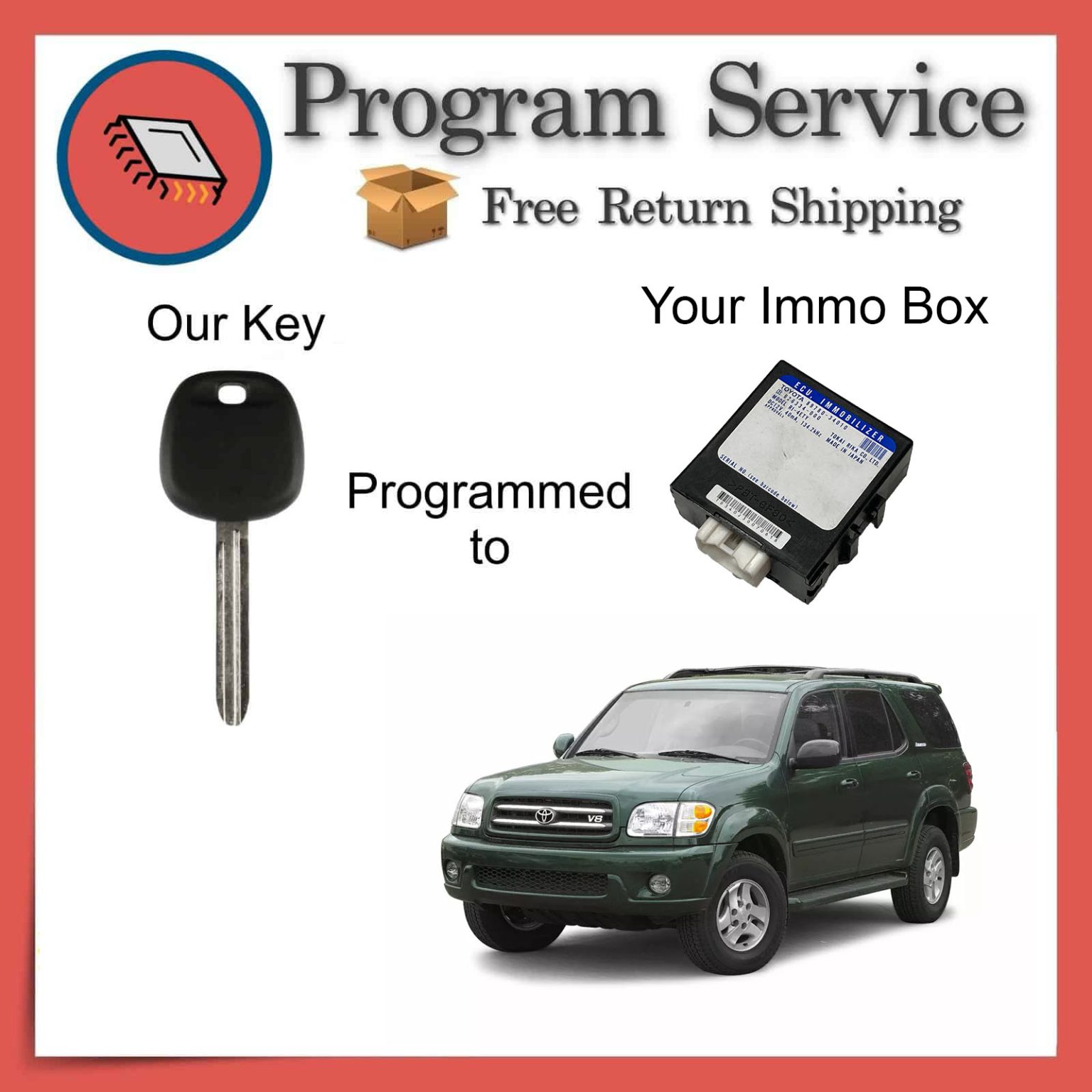 2003-2007 Toyota Sequoia Immobilizer to Key Programming Service ...