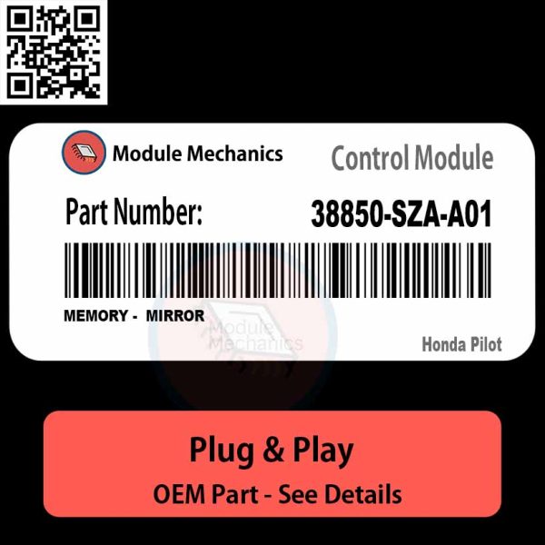38850-SZA-A01 MEMORY, MIRROR Module OEM | Honda Pilot - Module Mechanics