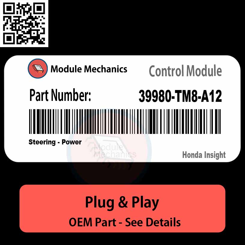 39980-TM8-A12 Steering, Power Module OEM | Honda Insight - Module Mechanics