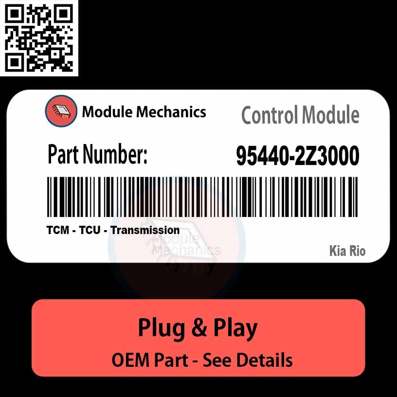 95440-2Z3000 TCM, TCU, Transmission Module OEM | Kia Rio - Module Mechanics