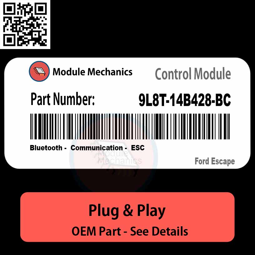 9L8T-14B428-BC Bluetooth, Communication, ESC Module OEM | Ford Escape ...