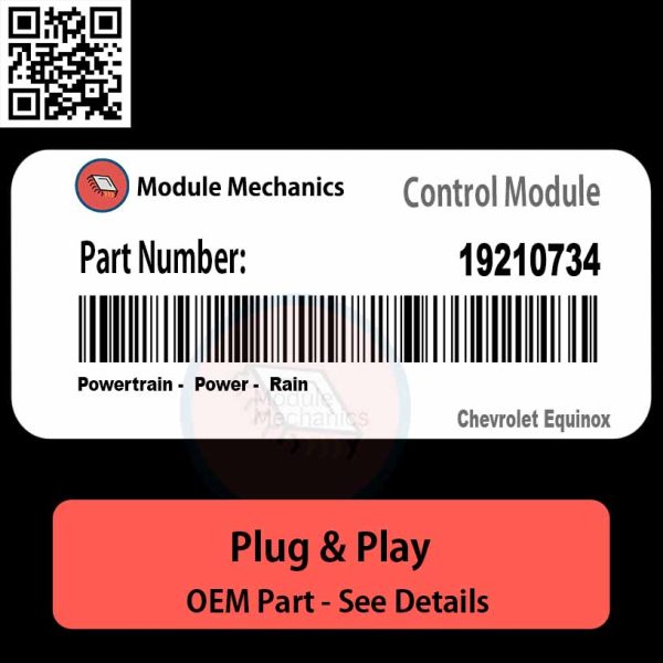19210734 Powertrain, Power, Rain Module OEM | Chevrolet Equinox ...