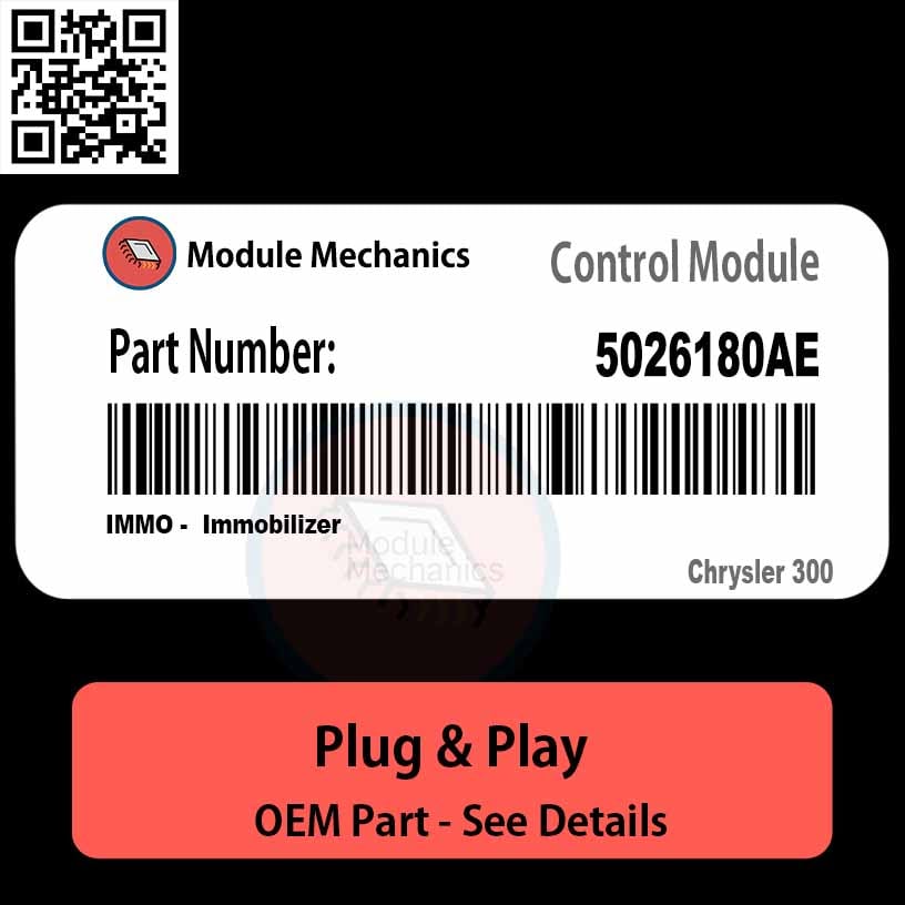 5026180AE IMMO, Immobilizer Module OEM | Chrysler 300 - Module Mechanics