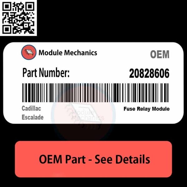 20828606 Fuse Relay Module OEM | Cadillac Escalade - Module Mechanics