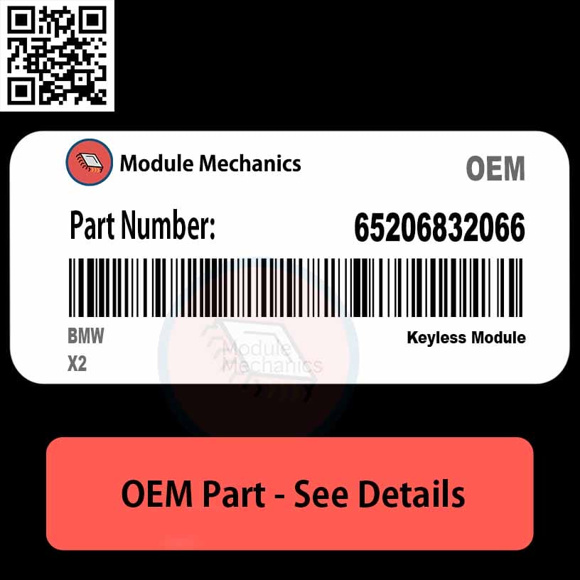 65206832066 Keyless Module with Warranty | BMW X2 | OEM Control Module ...