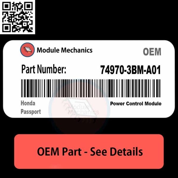 74970-3BM-A01 Power Control Module OEM | Honda Passport - Module Mechanics